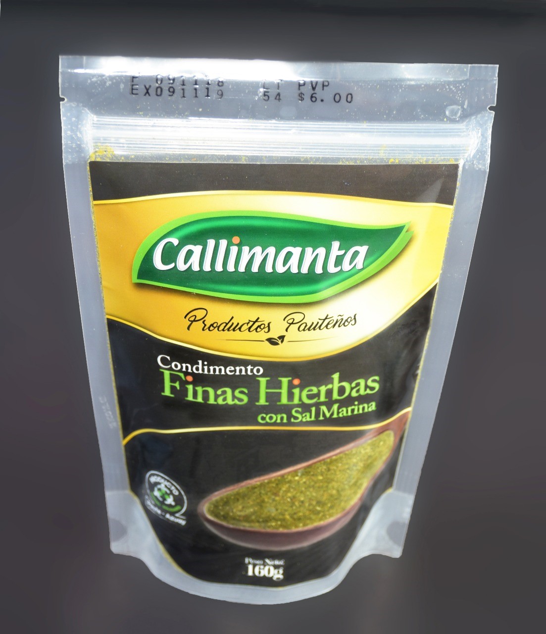 CONDIMENTO FINAS HIERBAS 160 GR – Callimanta